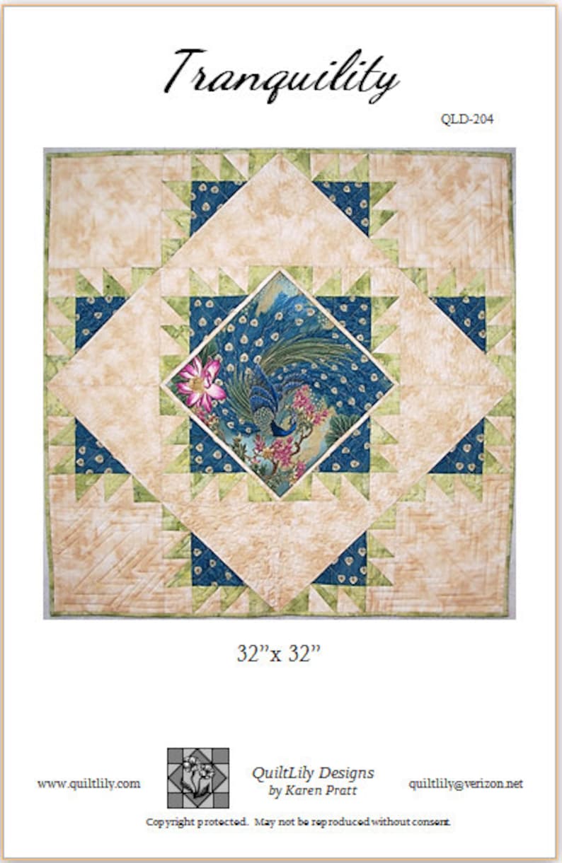 Tranquility Quilt Pattern - PDF - Etsy