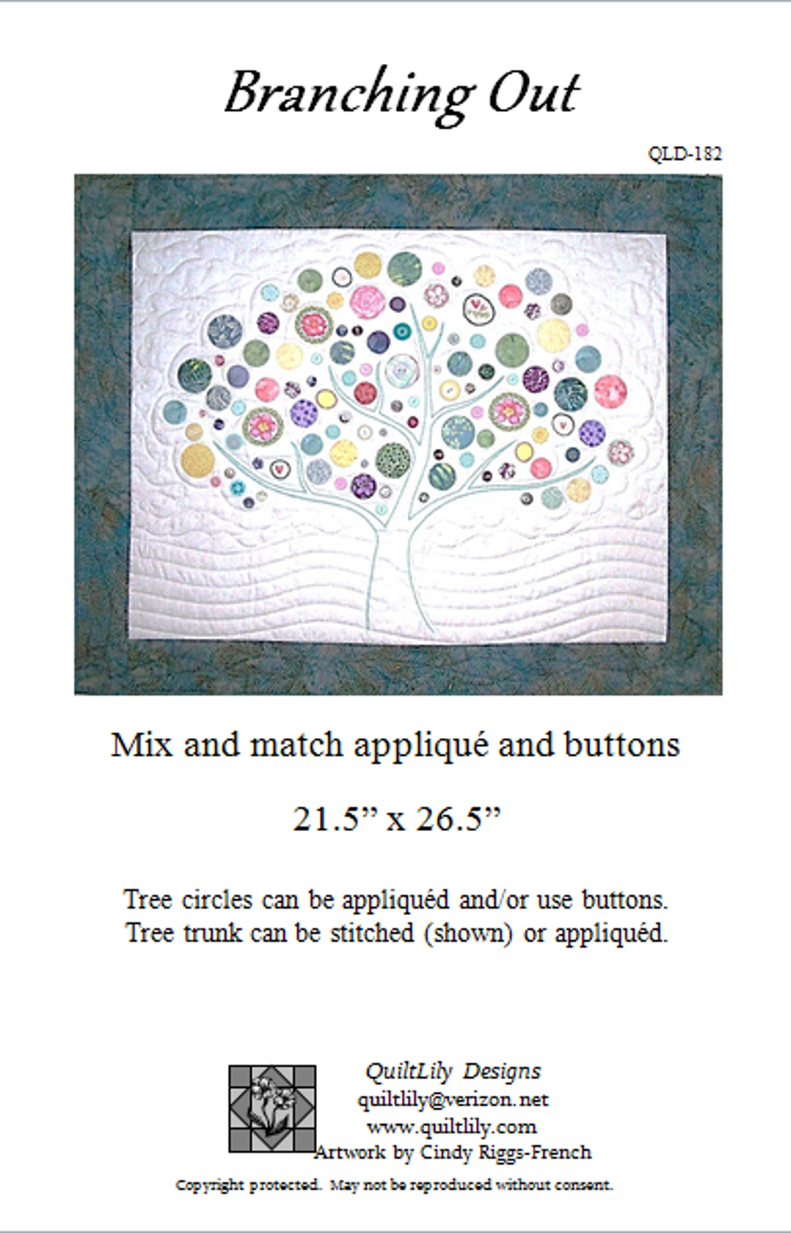 Branching Out Wall Hanging Quilt Pattern - PDF - Etsy