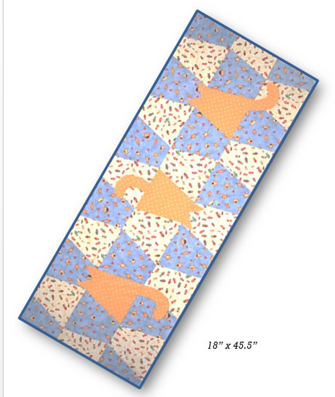 Tumbling Cats Table Runner / Wall Hanging Quilt Pattern - PDF - Etsy