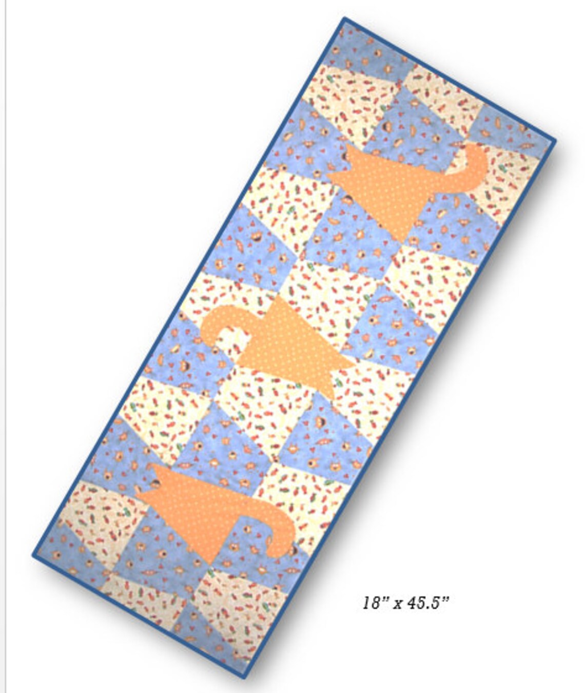 Tumbling Cats Table Runner / Wall Hanging Quilt Pattern - PDF - Etsy