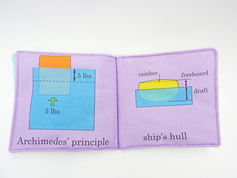 Cloth Book - Naval Engineering Baby Book - Etsy