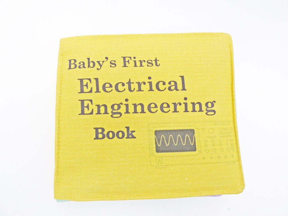 Cloth Book - Electrical Engineering Baby Book - Etsy