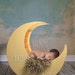 Moon Prop for Infant Newborn Photography. 2 Digital Files With Access ...