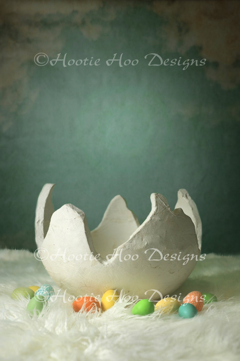 Easter Prop Digital Backdrops/props Cracked Egg Easter - Etsy