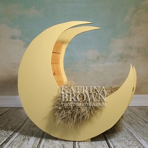 Moon Prop for Infant Newborn Photography. 2 Digital Files With Access ...