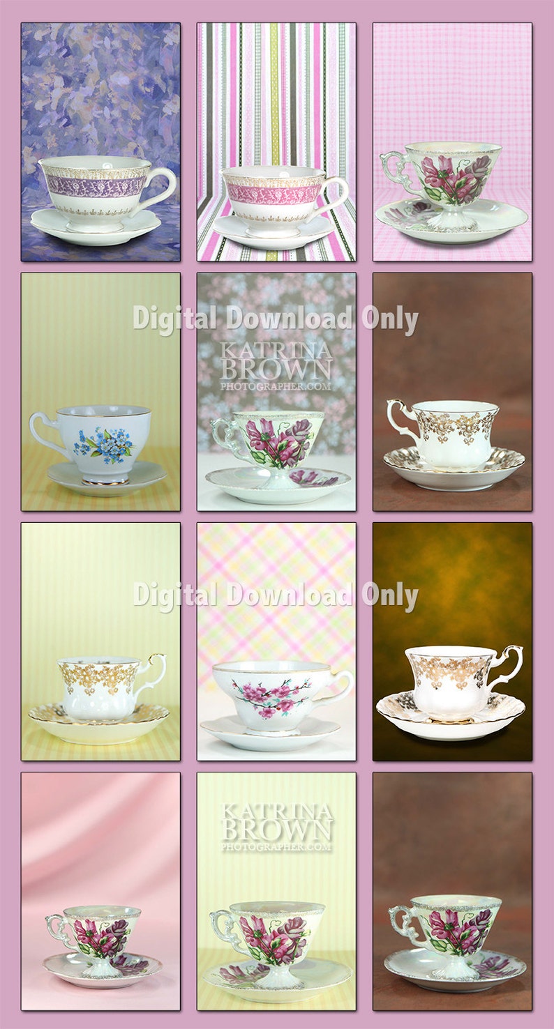 Teacup Fantasy Digital Backgrounds Baby Girl- Photoshop Tutorials Free ...