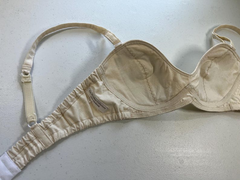 1950s Padded Cotton Cone Bullet Bra, Handmade Vintage Lingerie - Etsy