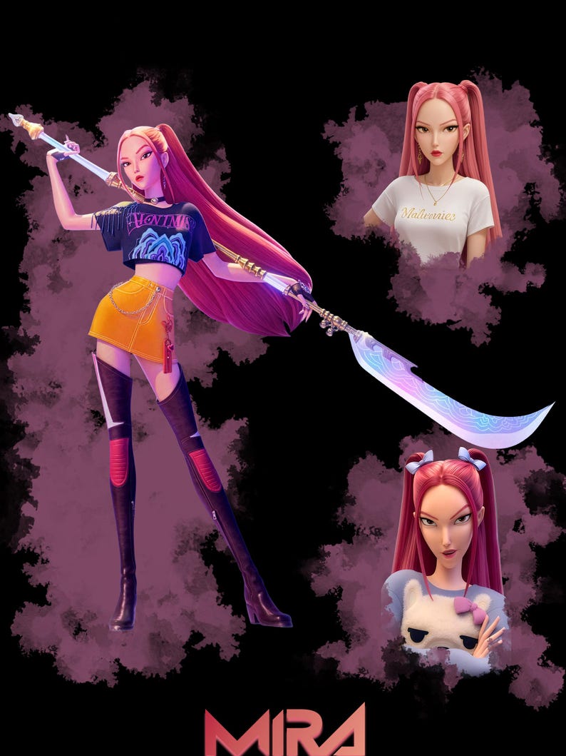 Kpop Huntrix PNG, Kpop Demon Hunters Mira PNG Design, Gift for Anime ...