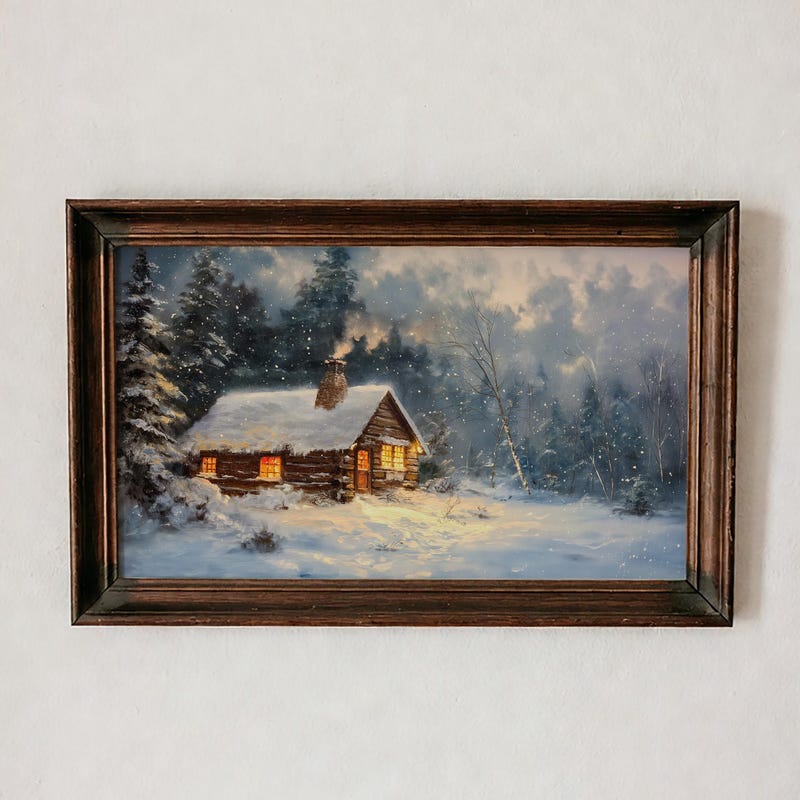 Stampa montagne innevate - Etsy Italia