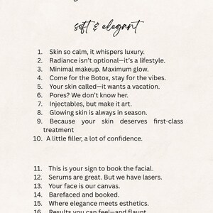 100 Instagram Captions for Your Med Spa or Clinic - Etsy