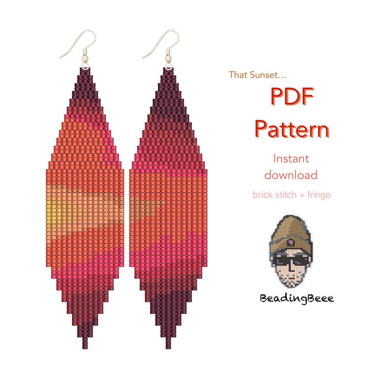 2 Drop Peyote Stitch - Etsy