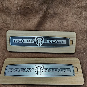 Rocky Ridge Custom Dash Emblem/badge - Solid Metal - 2019+ RAM Trucks ...
