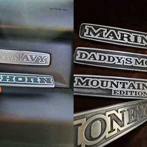 Custom Aluminum Dash Emblem - Billet Aluminum - Etsy