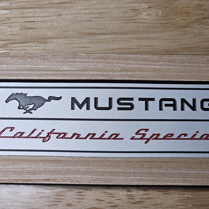 Mustang Garage Sign - Etsy