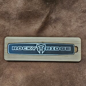 Rocky Ridge Custom Dash Emblem/badge - Solid Metal - 2019+ RAM Trucks ...