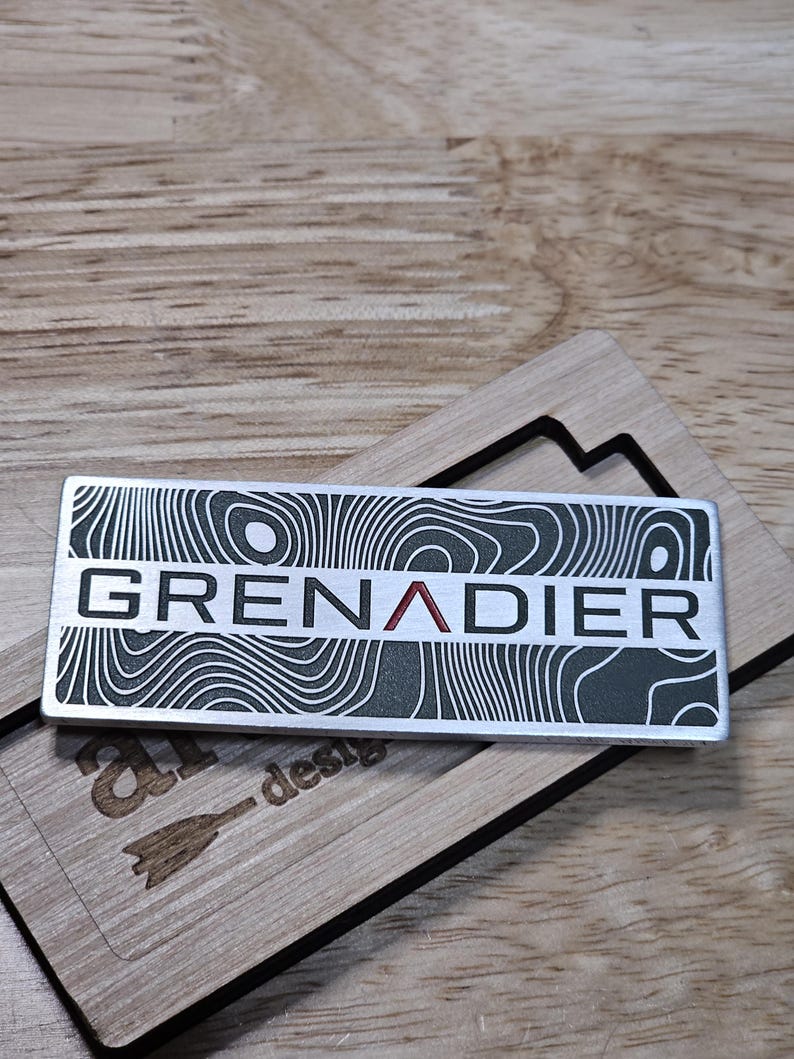 Custom Grenadier Emblem - Solid Aluminum - Etsy
