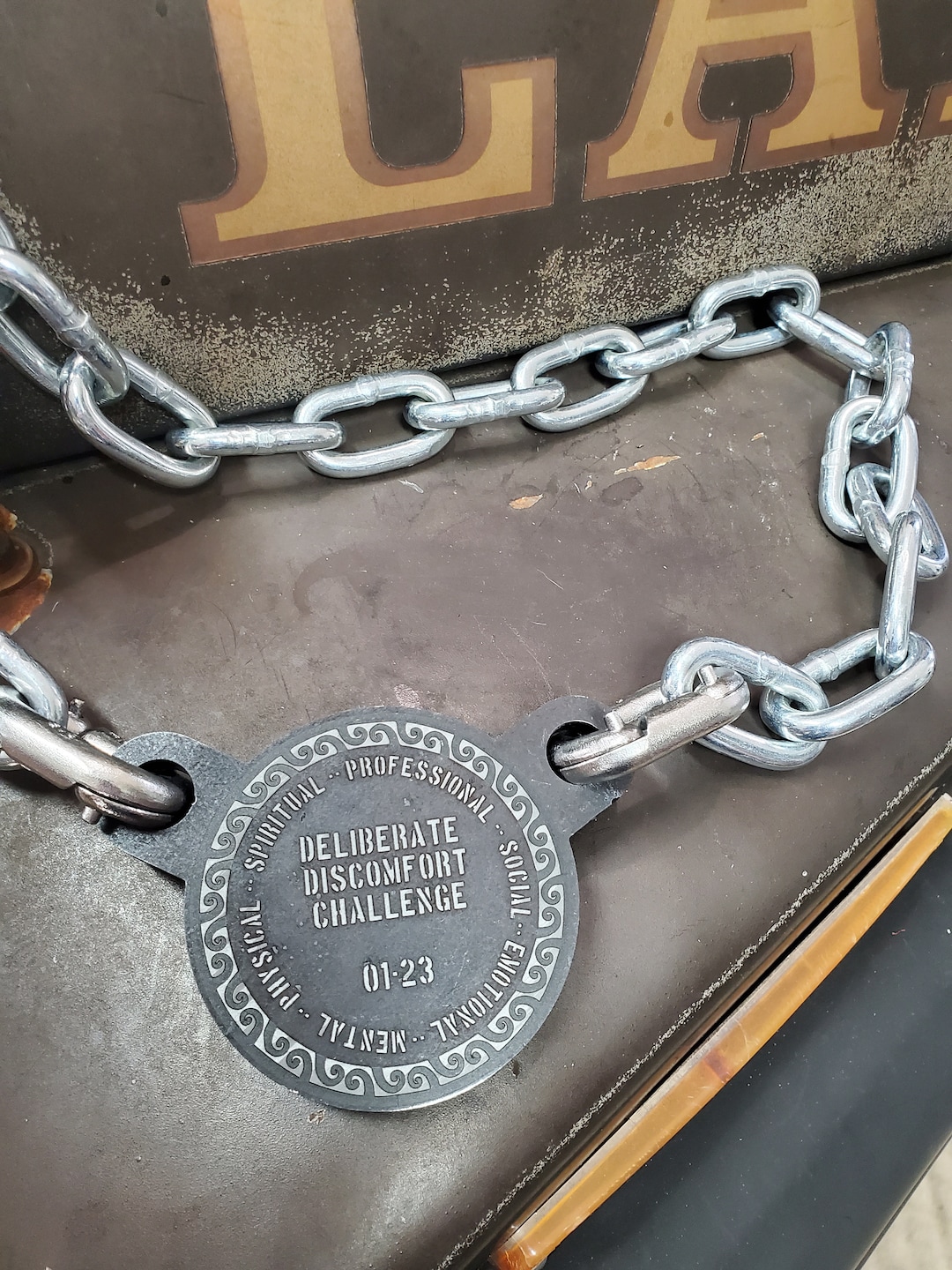 Custom AR500 3/8" Steel Medals on Chain - Etsy