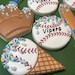 Baseball/softball Ice Cream Drip Royal Icing Cookies - the Coolest Game ...