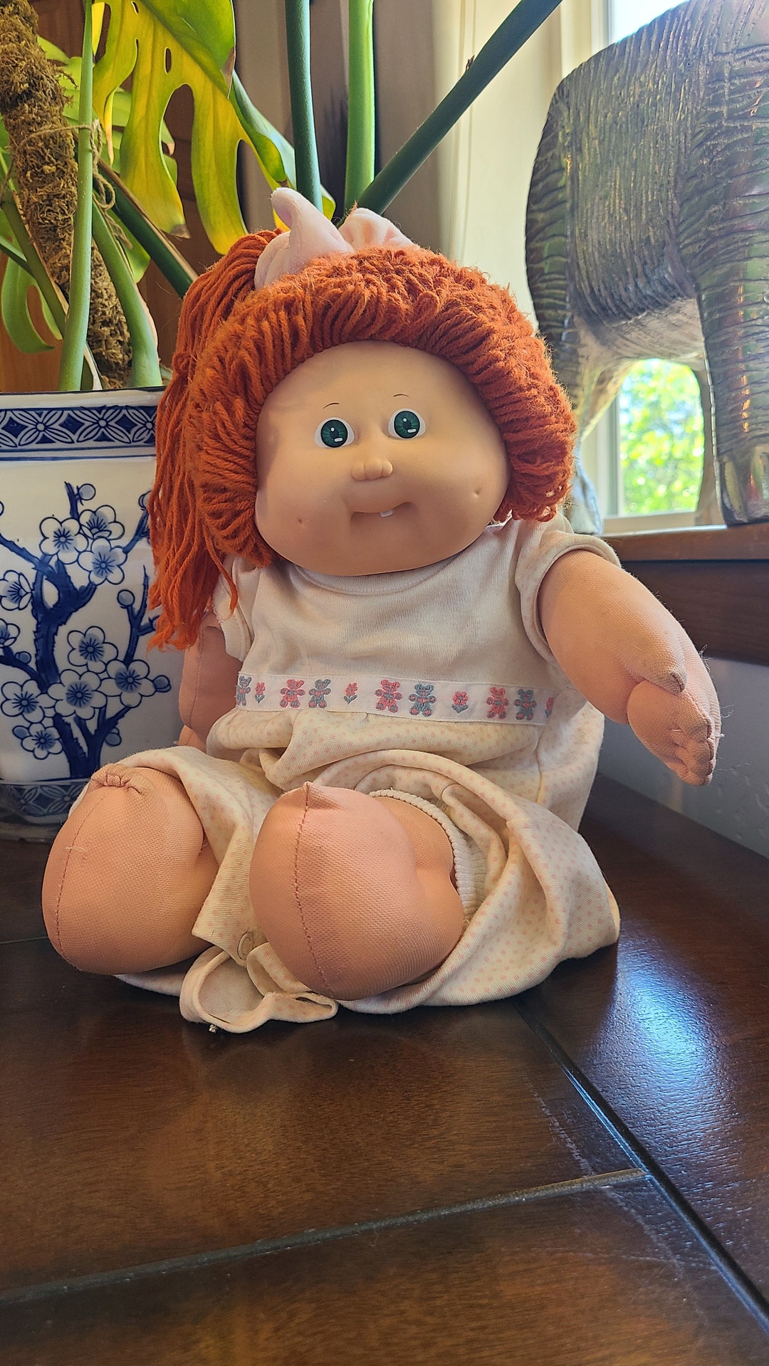 80s Cabbage Patch Doll, Redhead Green Eyes, Vintage Decor, Retro 1982 Authentic Great Condition ...