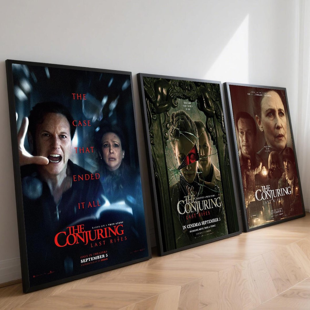 The Conjuring Last Rites Movie Poster, Canvas Wall Art, Room Decoration ...