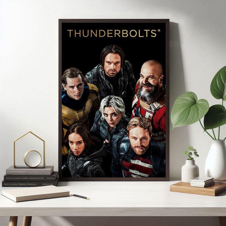 Thunderbolts Movie Poster, Canvas Wall Art, Room Decoration, Movie Art ...