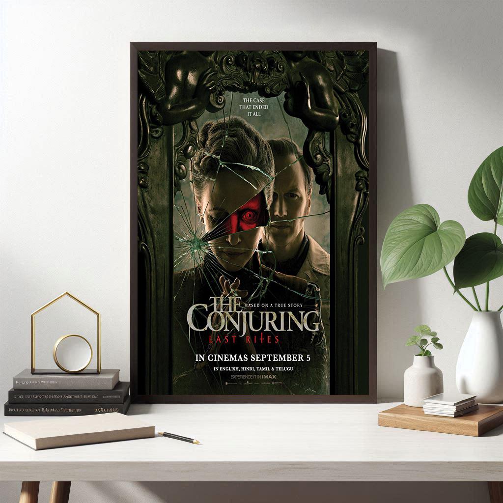 The Conjuring Last Rites Movie Poster, Canvas Wall Art, Room Decoration ...