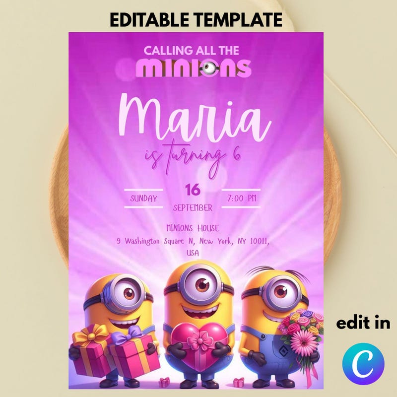 Pink Minion - Etsy