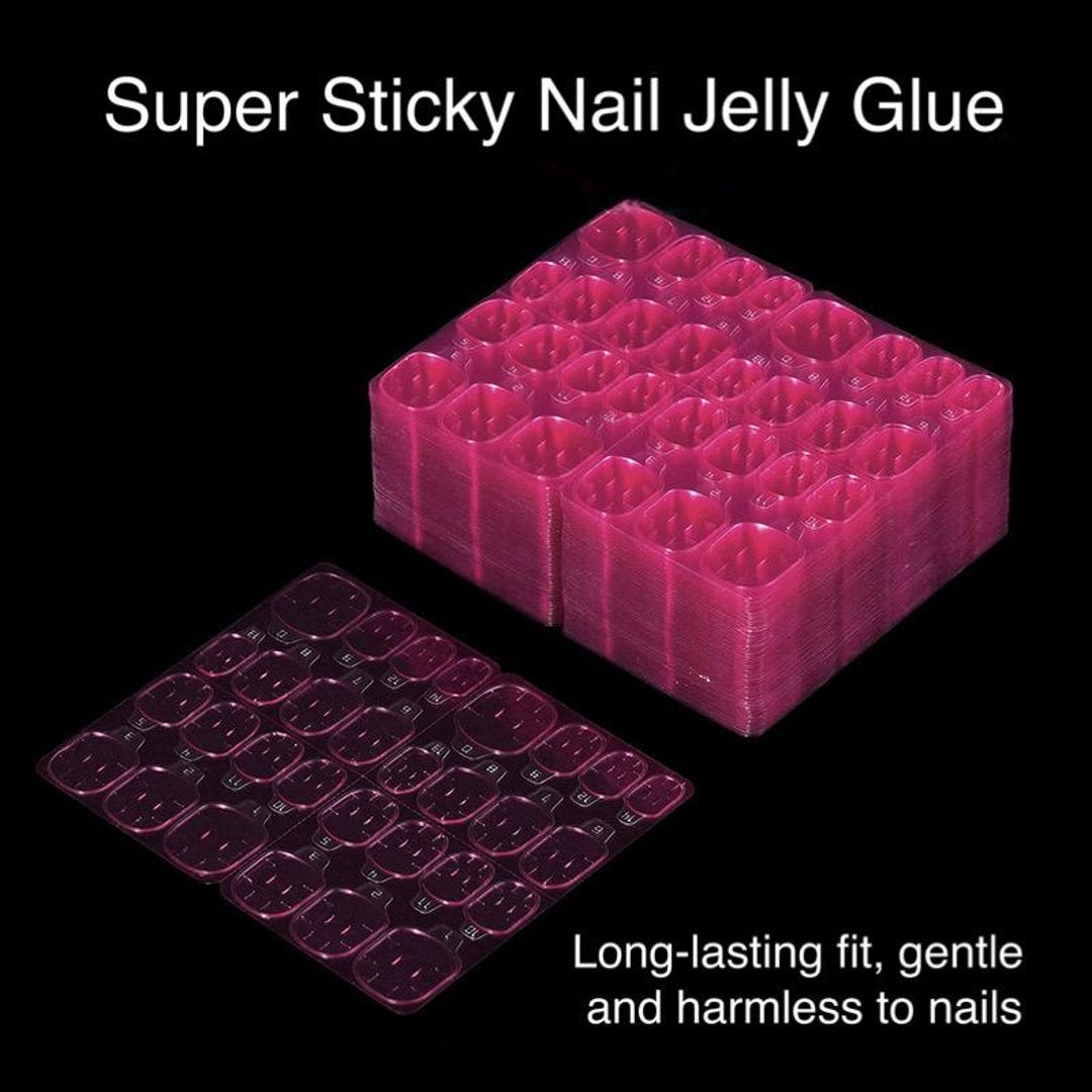 Super Sticky Nail Jelly Glue 30stickers - Etsy