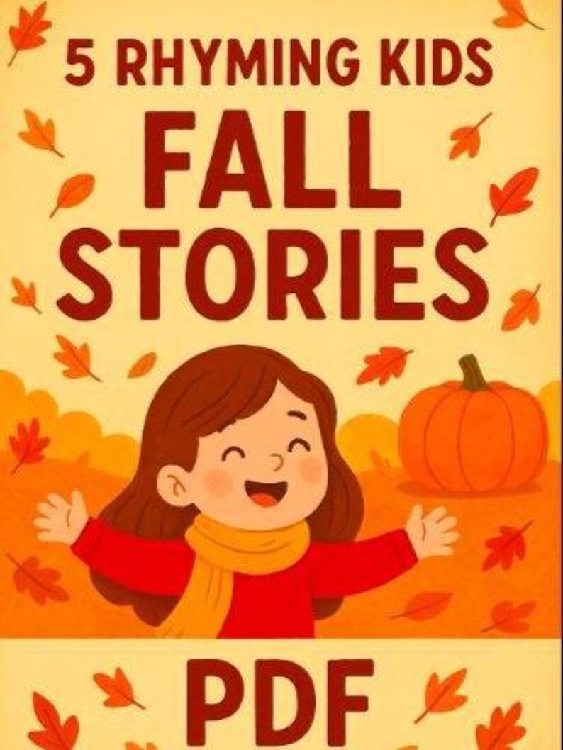 5 Rhyming Kids Fall Stories PDF – Autumn Stories for Children (instant ...