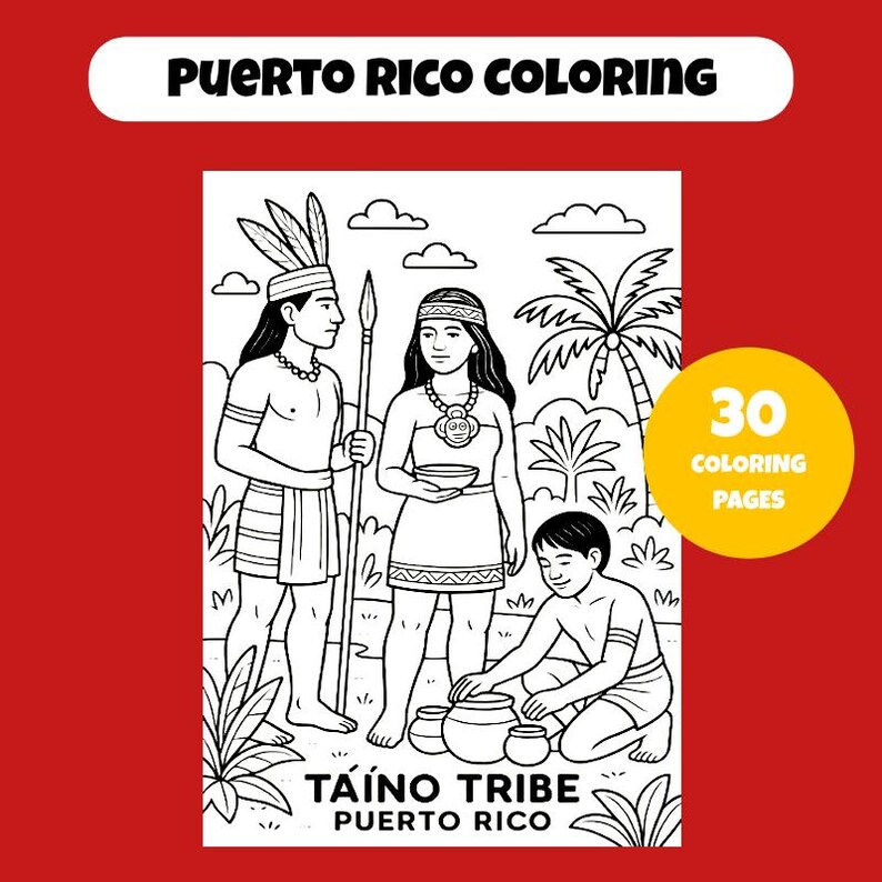 Puerto Rico Coloring Pages, Puerto Rico Coloring Book, Puerto Rico ...