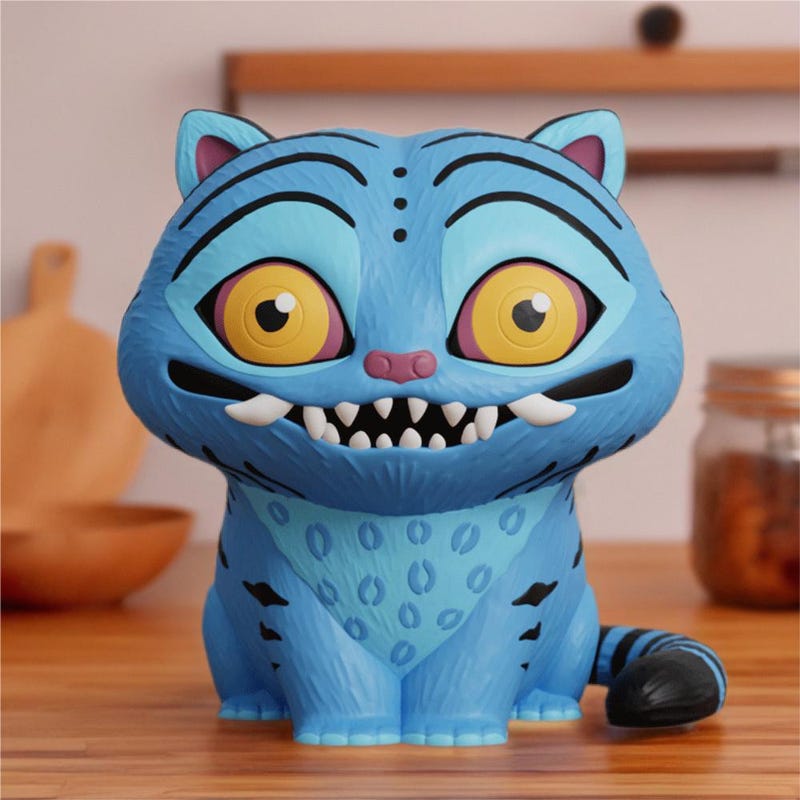 Kpop demon hunters demon cat plush - Etsy.de