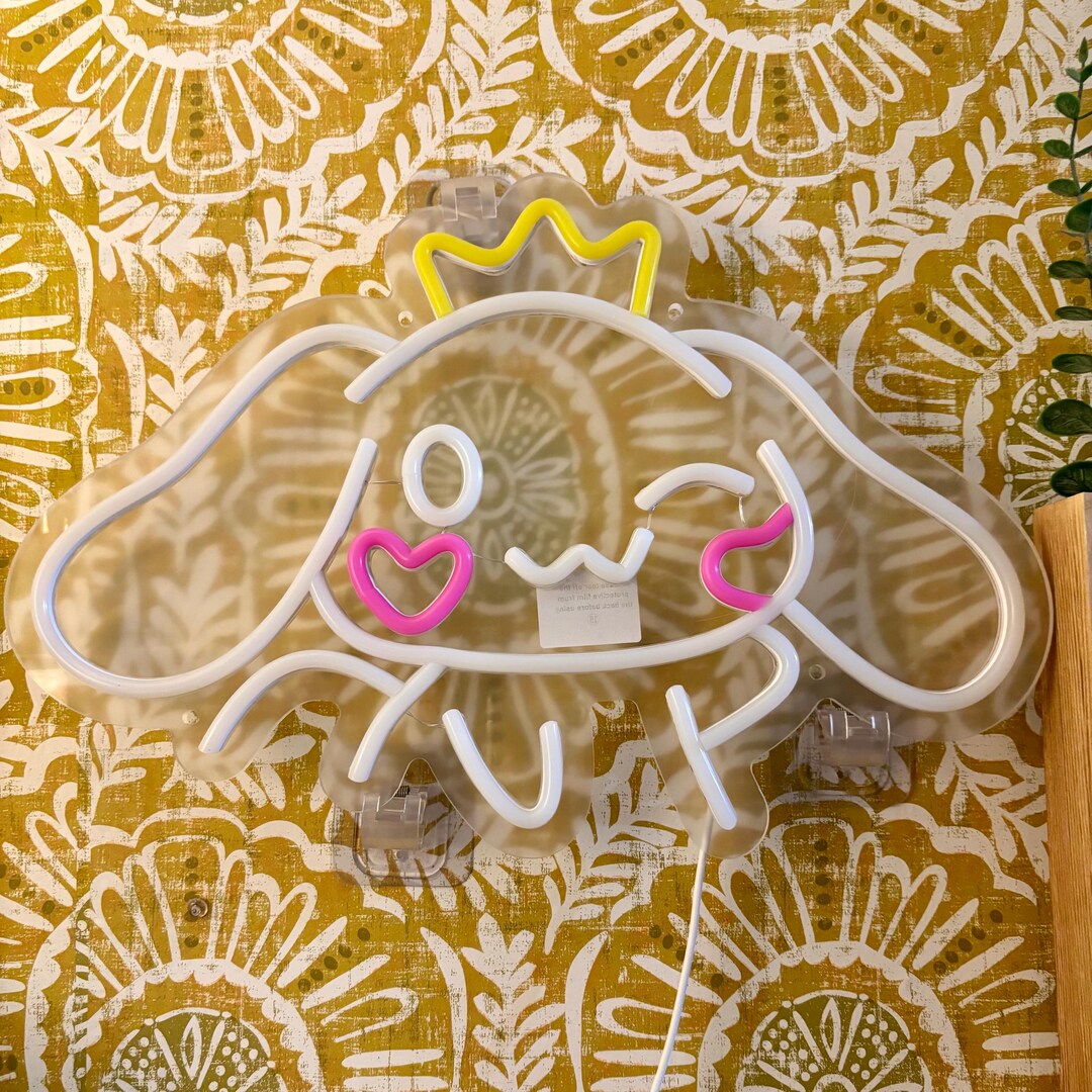 Cinnamoroll Sanrio Inspired Neon Light | Cute Kawaii LED Room Decor ...