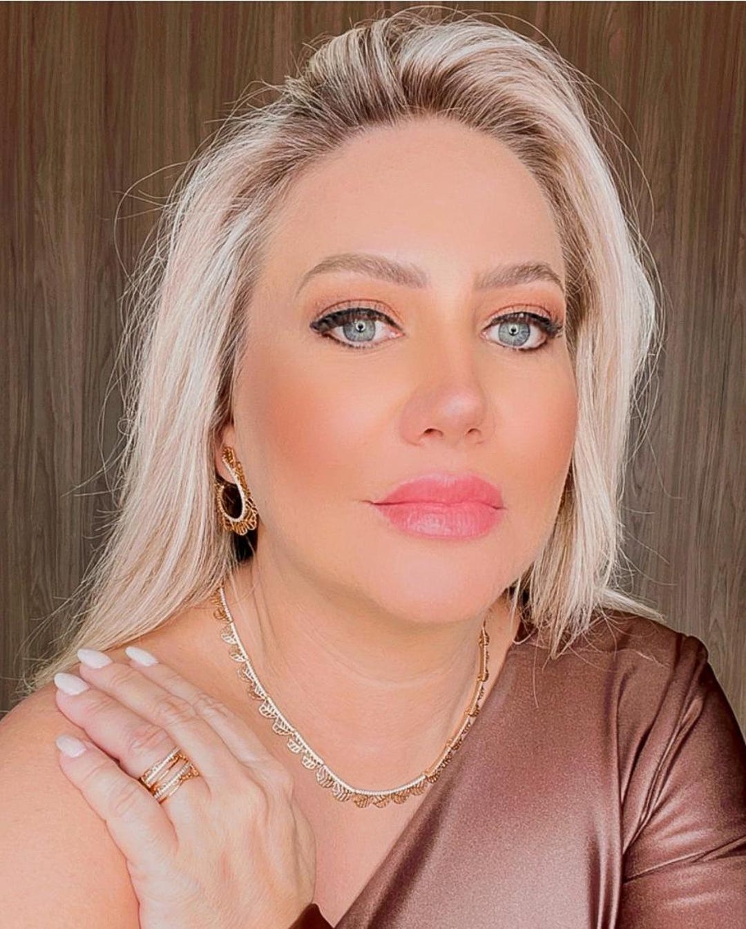 Half Loop Gold Earrings and Necklace Set in 18k Gold Plated - Etsy