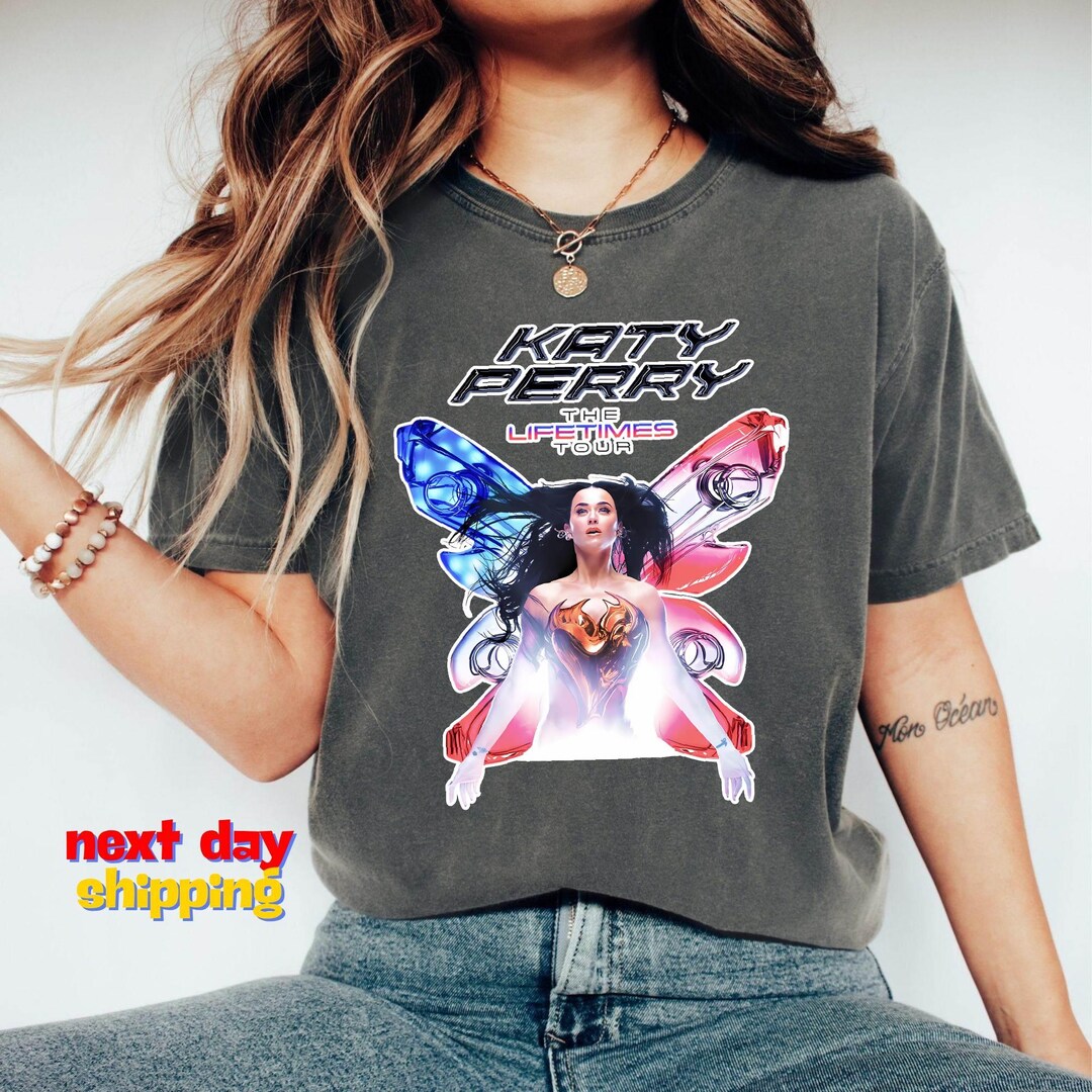 Comfort Colors 2025 Katy Perry the Lifetime Tour Shirt, Katy Perry Tee ...