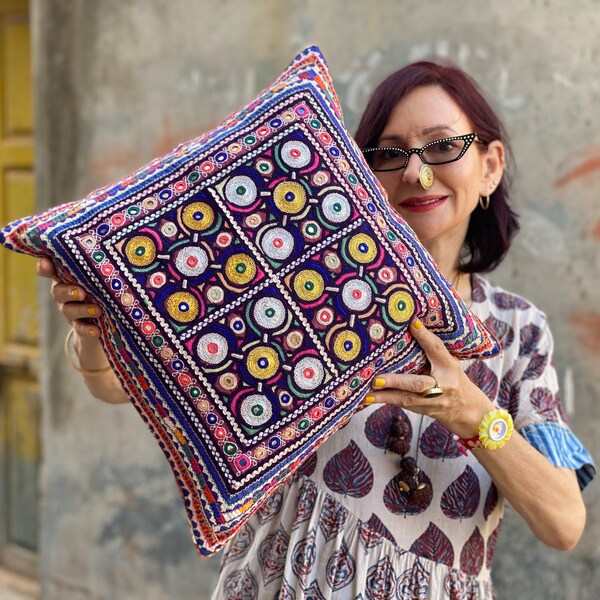 Embroidered Cushion - Etsy