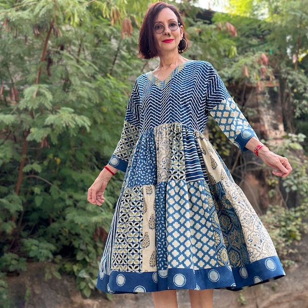 Patchwork Dress - Etsy