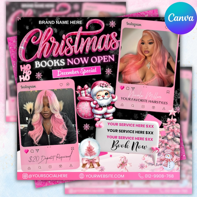 Hairstyle Special Flyer - Etsy