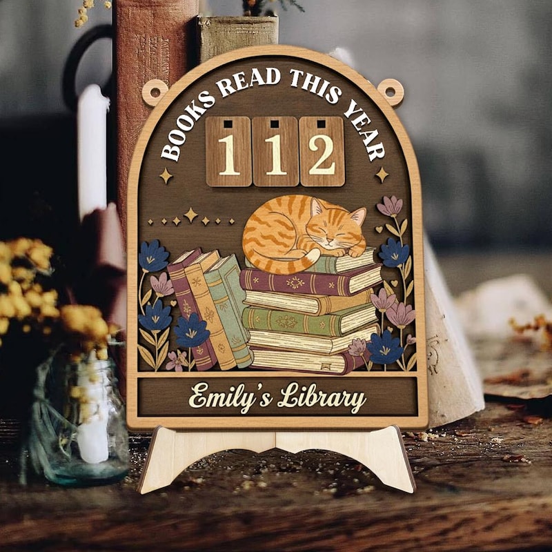 Cat Book Reading Tracker - Etsy