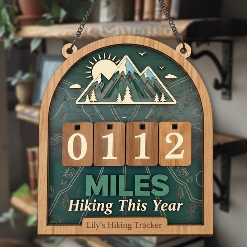 Hiker Tracker Sign - Etsy UK