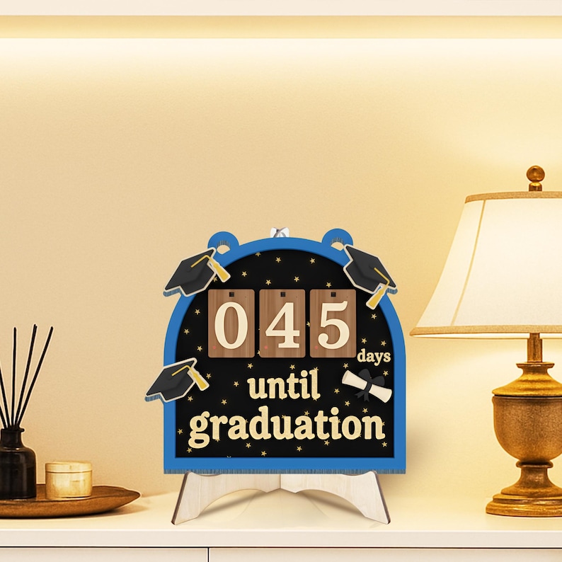 Days Until Graduation Tracker Sign, Graduation Countdown Tracker ...