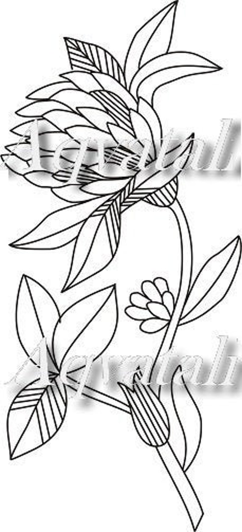 Clover Hand Embroidery Pattern, PDF Pattern, Summer Flower Decor ...