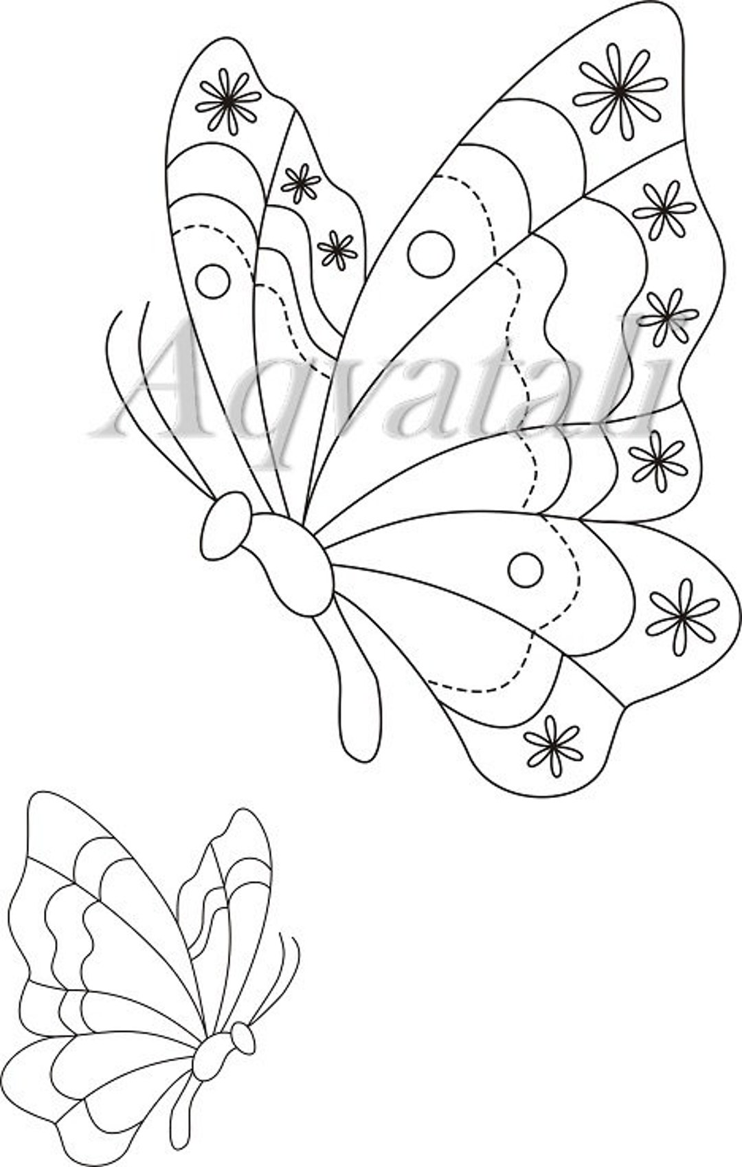 Butterfly PDF Pattern, Hand Embroidery Pattern, Embroidery Pattern ...