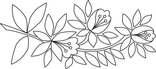 Flower Hand Embroidery, Floral PDF Pattern, PDF Digital Download ...