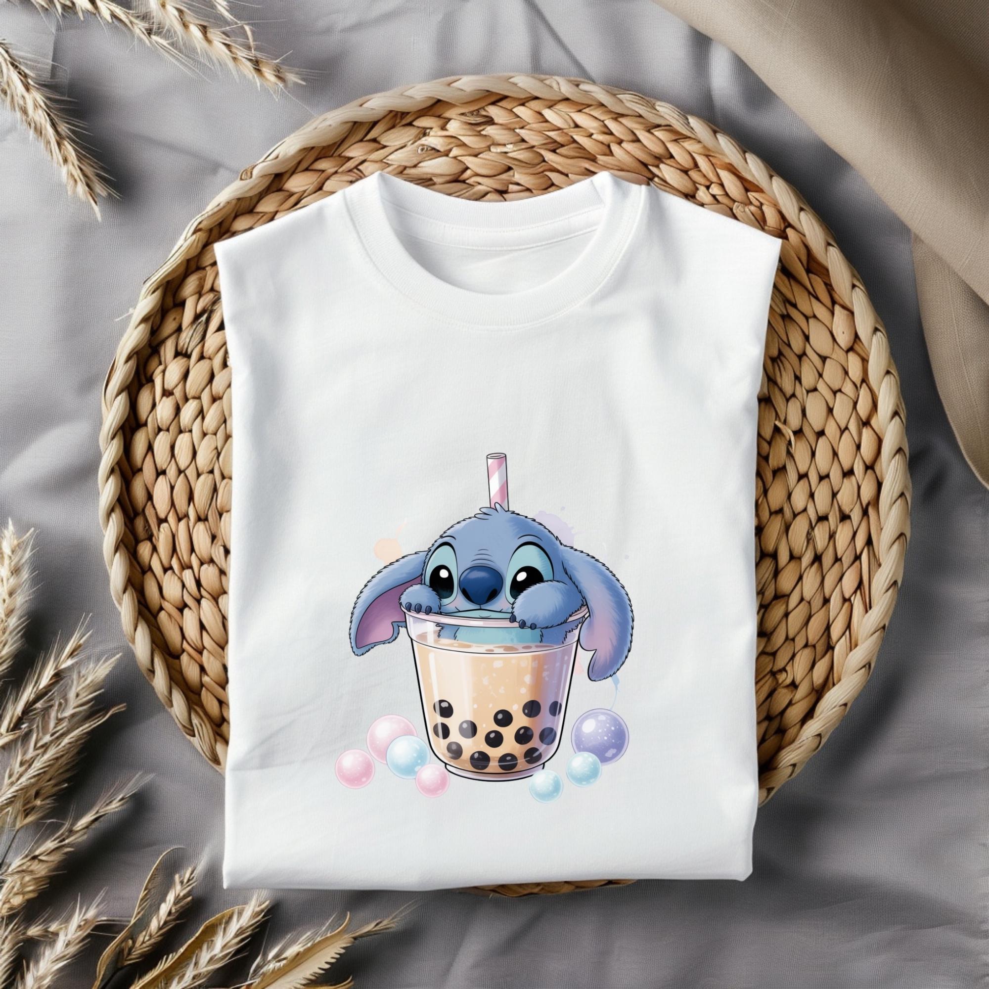 Stitch Bubble Tea Png Clipart, Cute Kawaii Boba Drink Digital Art for ...
