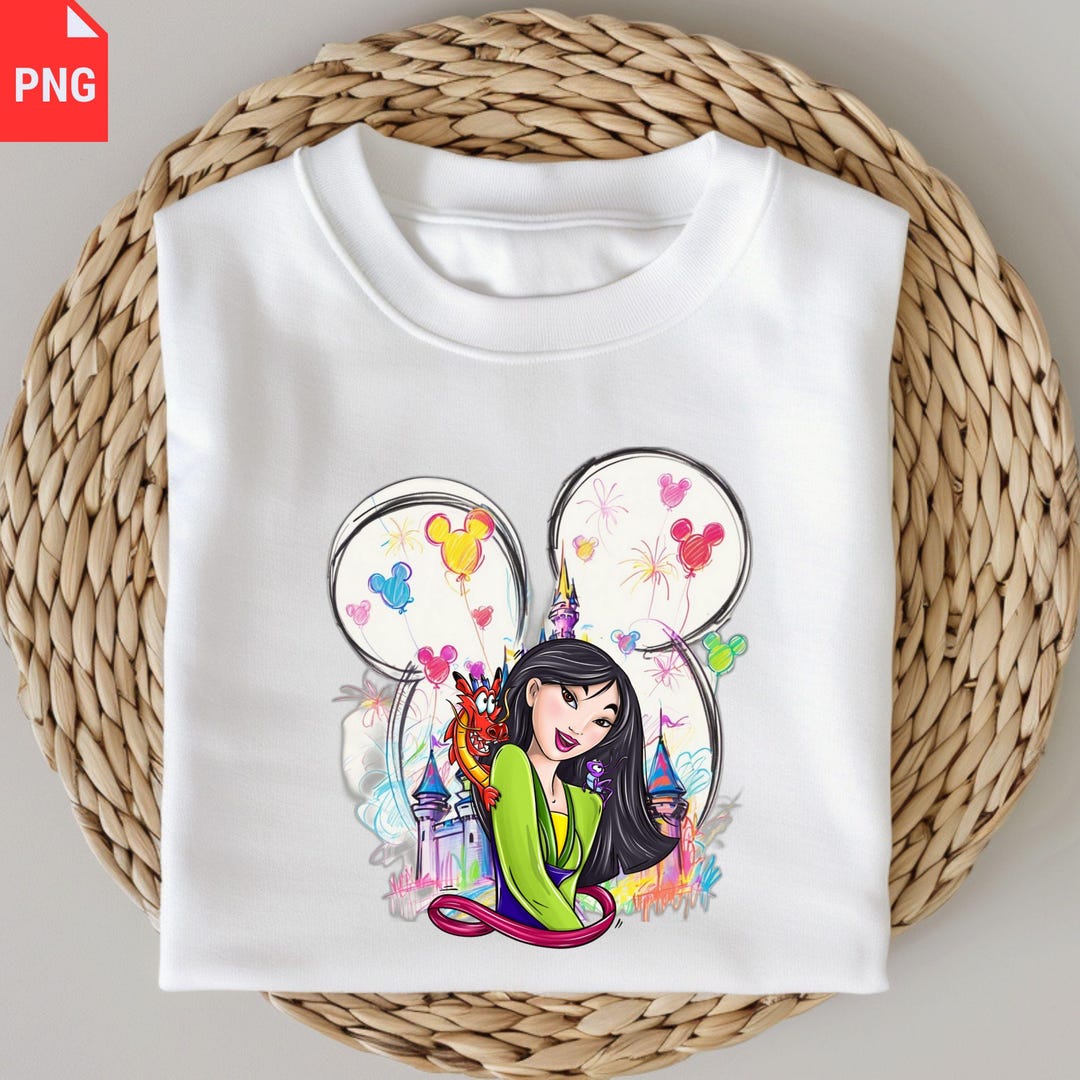Mulan Mushu Castle Fireworks Png, Princess Ears Balloon Clipart ...