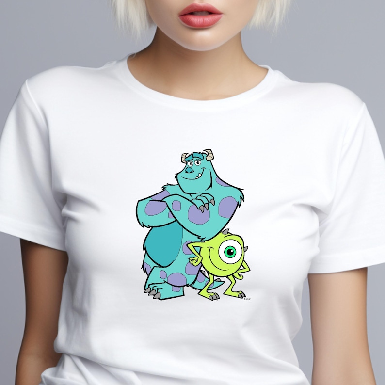 Monster Inc Alphabet Clipart, Sulley Mike Boo Font Pack, Funny Cartoon ...