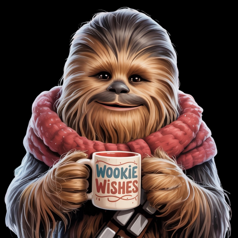 Christmas Star Wars Png Bundle With Grogu, Chewbacca, Vader ...