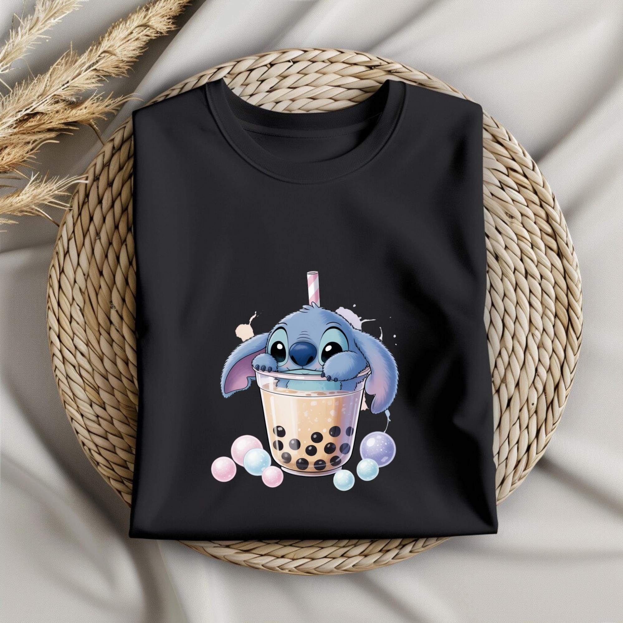 Stitch Bubble Tea Png Clipart, Cute Kawaii Boba Drink Digital Art for ...