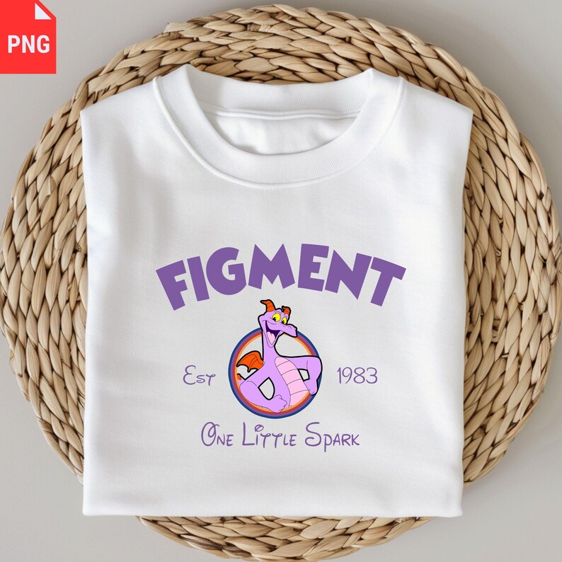 Figment PNG Clipart Bundle, One Little Spark Inspired Epcot Art, Cute ...