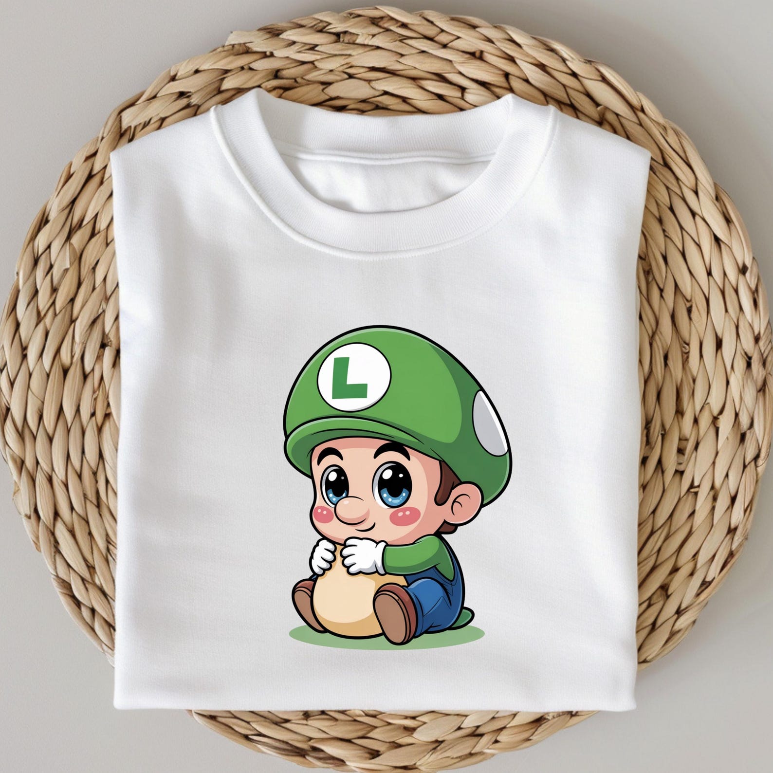 Chibi Mario Png Bundle, Cute Baby Luigi Peach Yoshi Clipart Set, Gamer ...
